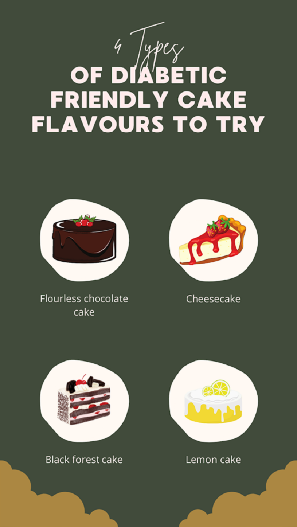 4 Types of Diabetic Friendly Cake Flavours To Try